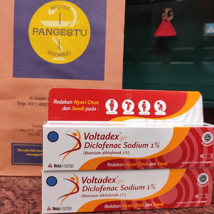 Jual Voltadex Gel 20gr Diclofenac Sodium 1℅ / Natrium Diklofenak Nyeri Otot - Kab. Sidoarjo ...