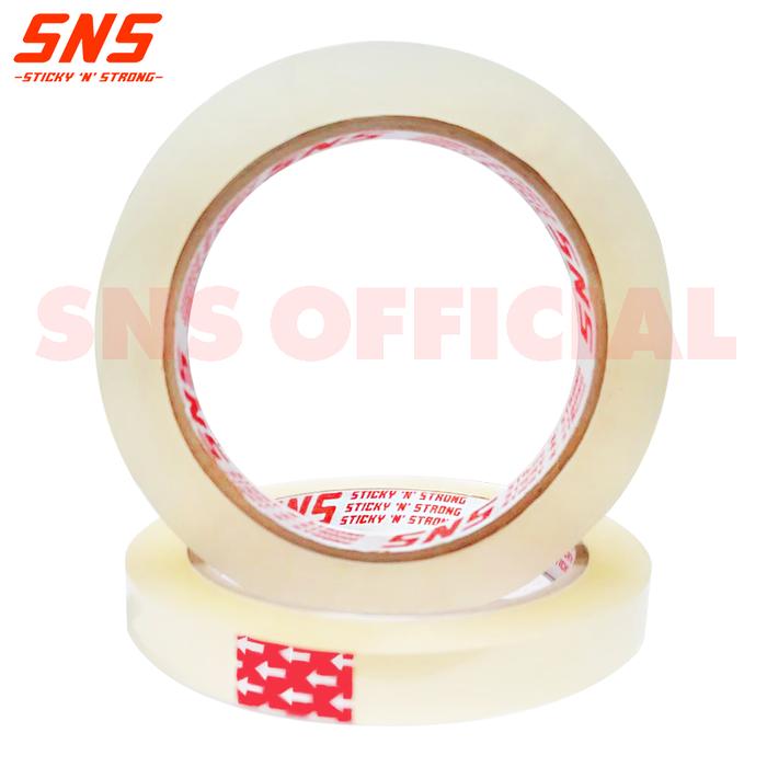 Jual SOLASI / ISOLASI / SOLATIP / LAKBAN 1/2 INCH (12MM) 100 YARD SNS ...