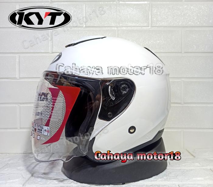 Jual HELM KYT KYOTO R SOLID|KYT HALF FACE ORIGINAL BISA COD Motorcycle ...