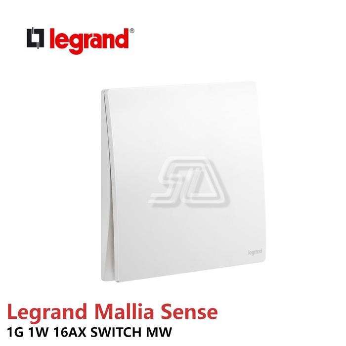 Promo Legrand Mallia Sense 1G 1W 16AX SWITCH Matt White MW - Jakarta ...