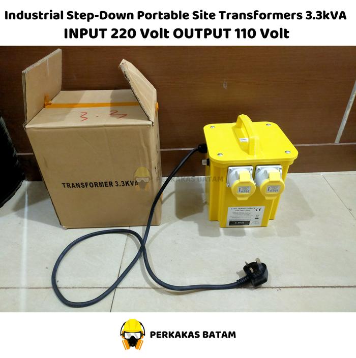 Jual Industrial Step-Down Portable Site Transformer 3.3kVA 220V 110V Volt - Kota Batam ...