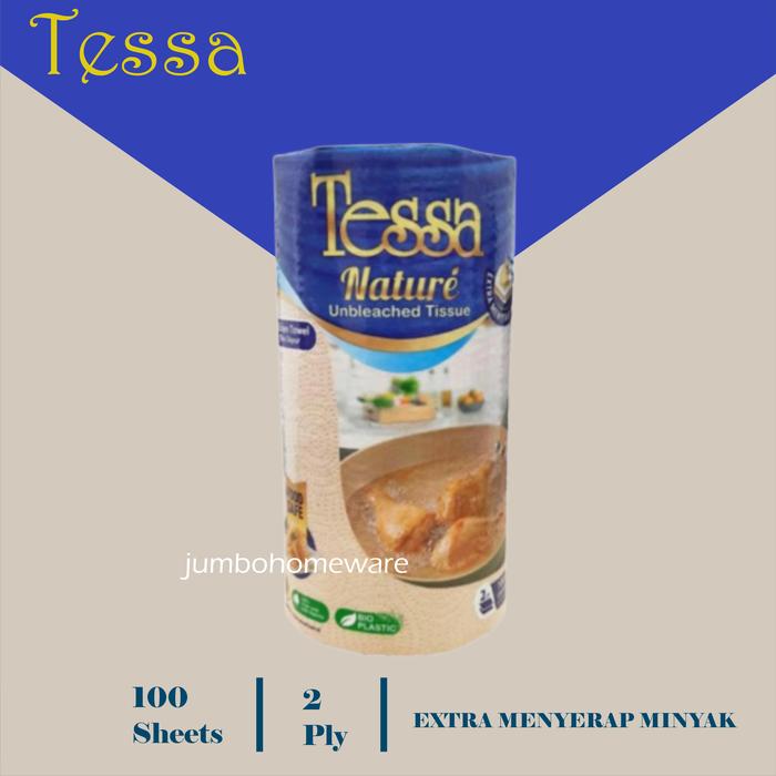 Jual Tessa Tissue Kitchen Towel Roll 100sheets - Kab. Sukoharjo - Jumbo ...