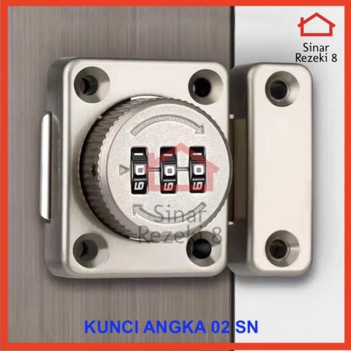 Jual Kunci Kombinasi Angka Gembok Kode Pintu Lemari Laci 3 Digit 02 ...