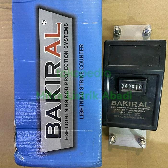 Jual BAKIRAL LIGHTING COUNTER / PENGHITUNG SAMBARAN PETIR MERK BAKIRAL ...
