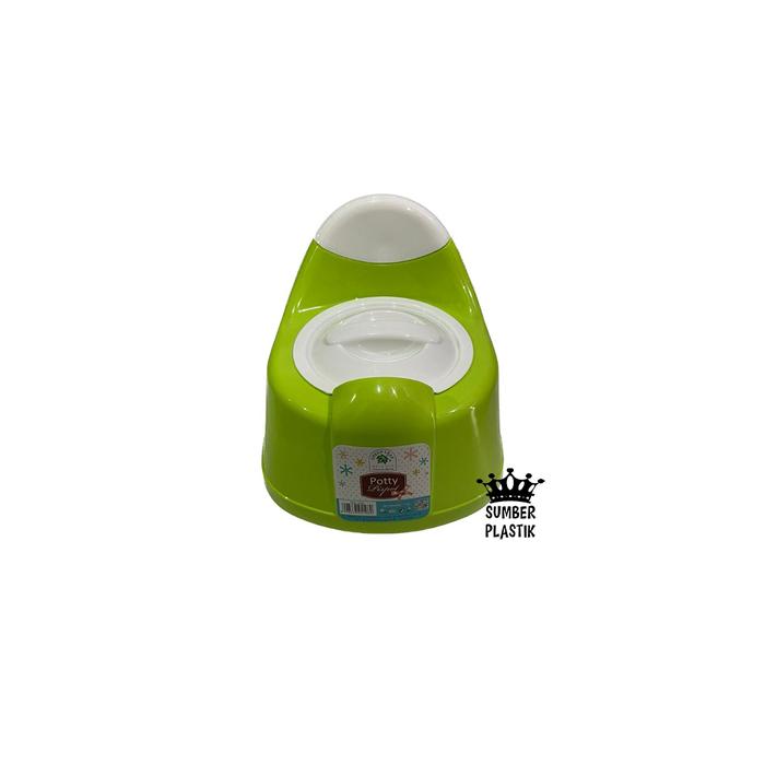Jual Pispot Anak Potty Training Portable Trina Closet Duduk GREEN LEAF ...