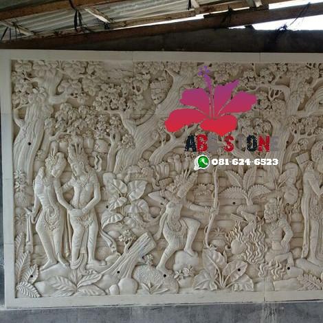 Jual RELIEF UKIRAN TARIAN BALI MOTIF BALI BAHAN BATU PARAS DEKORASI ...