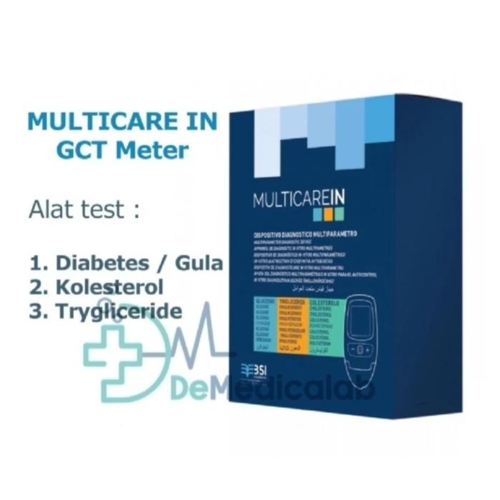 Jual Alat Multicare In GCT Test TG Trigliserida Glucose Cholesterol ...