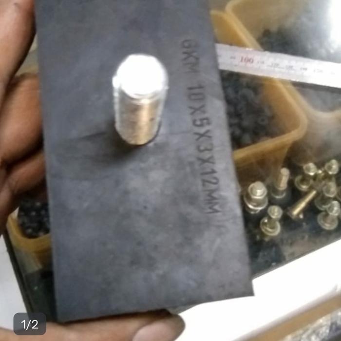 Jual Karet Mounting / Rubber Mounting kotak 100mm x 50mm x 12mm ...