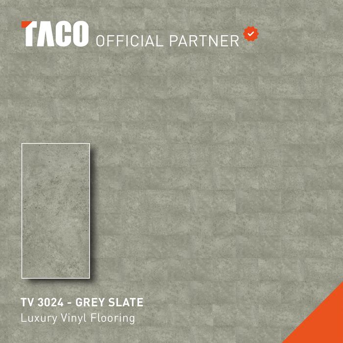 Promo TACO Lantai Vinyl 3mm - TV 3024 Grey Slate Cicil 0% 3x - Kota ...