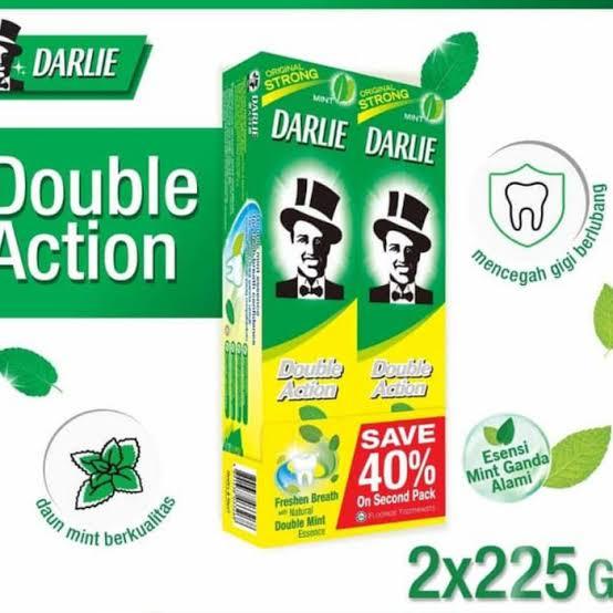 Jual Darlie Double Action 225gr x2 Twin Pack Ori Strong Toothpaste Odol - Jakarta Utara - Kwik E ...
