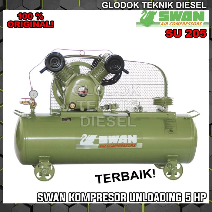 Jual SWAN AIR COMPRESSOR (S SERIES) SVP-205, 5HP *HARGA PROMO AKHIR ...