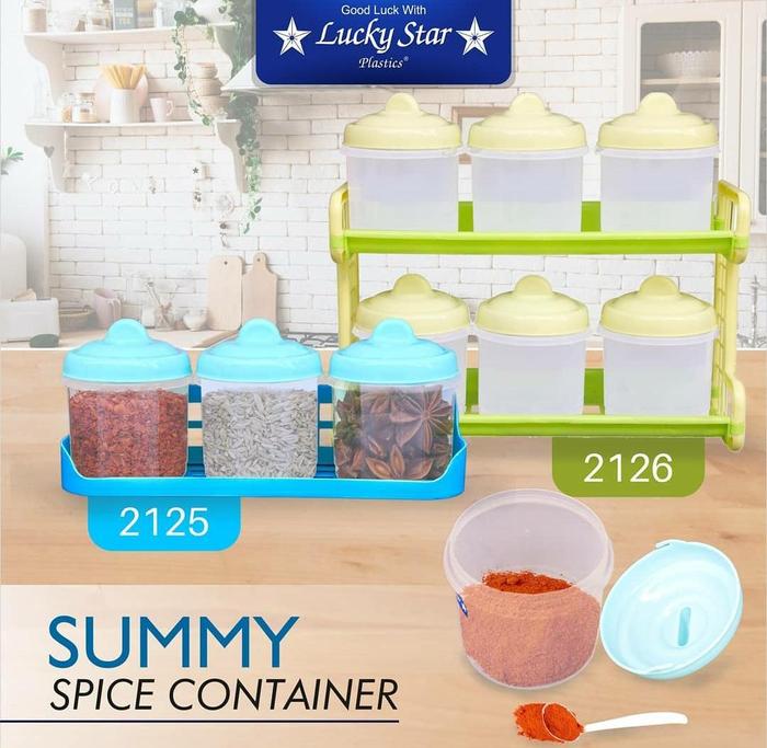 Jual Kitchen Set Summy isi 6 pot / Tempat bumbu dapur - Kab. Gresik ...
