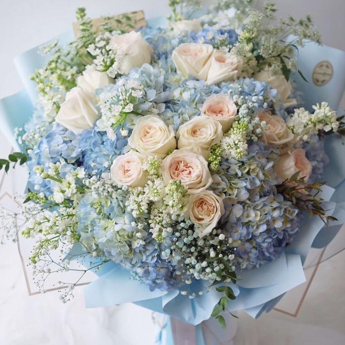 Jual Jumbo pastel bouquet bucket buket bunga wisuda ultah hydrangea ...