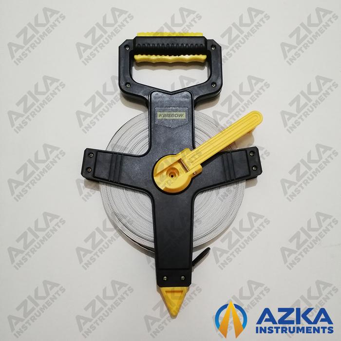 Jual Meteran Gulung / Meteran Tanah / Measuring Tape Krisbow 50 meter ...