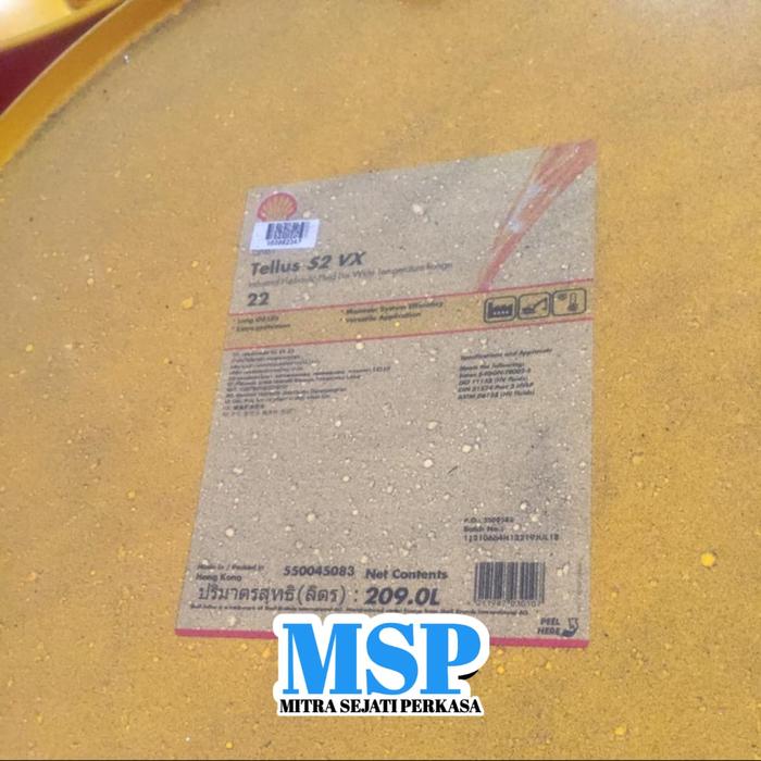 Jual Oli Shell Tellus S2 VX 22 drum 209ltr / Hydraulic Oil - Jakarta ...
