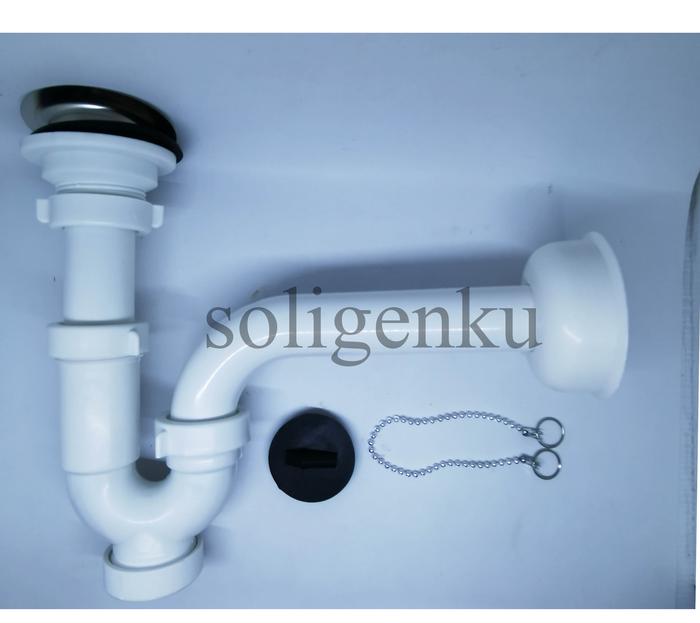 Jual Sifon Leher Angsa Wastafel PVC Plastik Afur Washtafel 1 1/4 ...