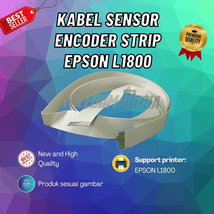 Jual Kabel Sensor Encoder Carriage EPSON L1800 NEW ORIGINAL - Kota ...