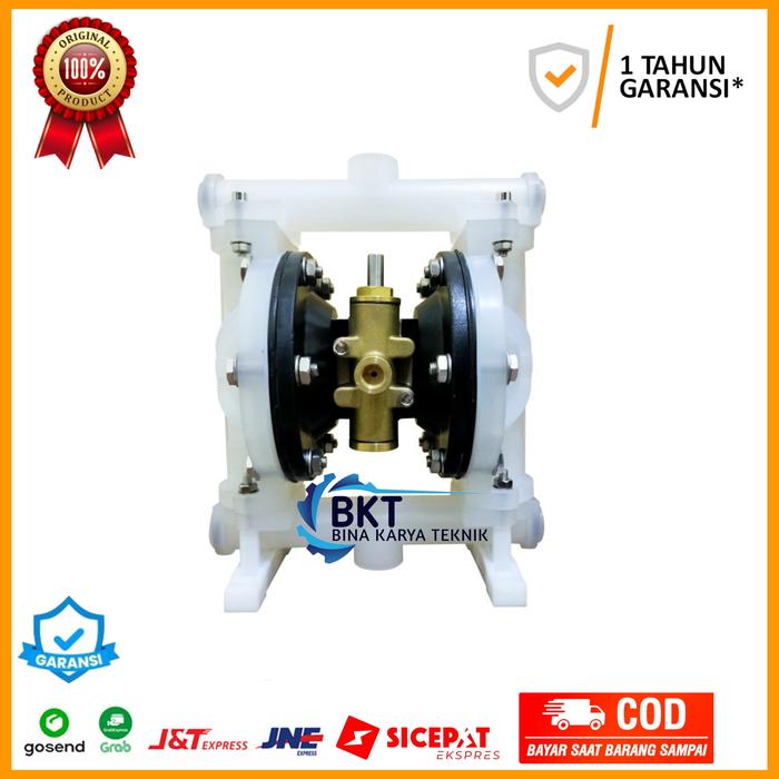 Jual Pompa Diaphragm QBK/QBY 15 AODD 0.5 inch (Body Polypropylene / PTFE) - Jakarta Barat - BINA ...