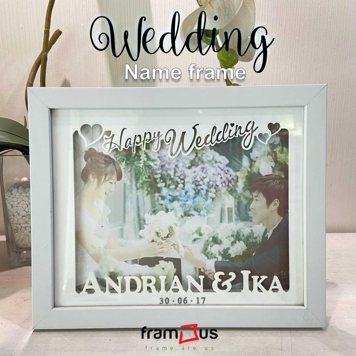 Bingkai Fhoto Wedding Wedding Frame Gift/kado Pernikahan/bingkai