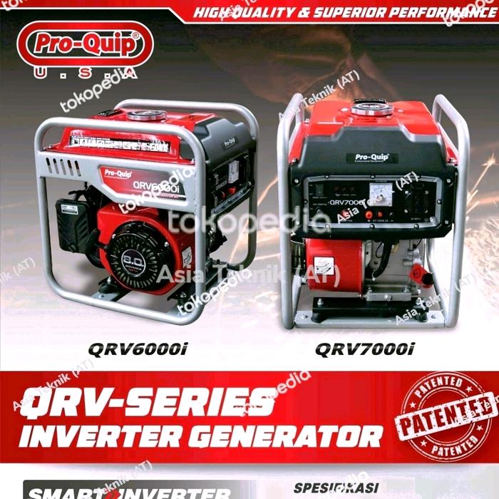 Promo Genset Inverter 3500 watt maks 3700 watt ProQuip Usa Qrv7000i ...