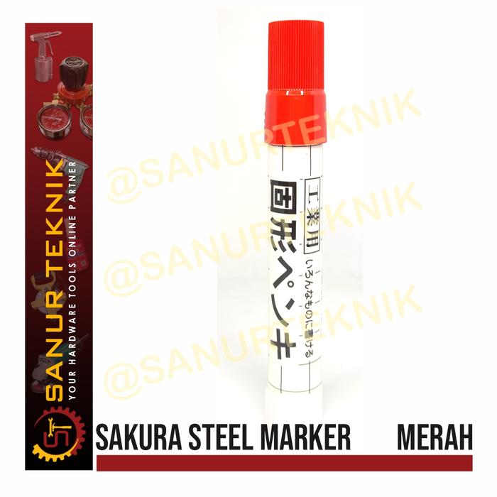 Jual Sakura Solid Steel Marker/ Spidol Penanda Besi Baja Permanen Warna ...