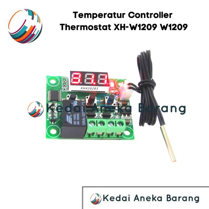 Jual Temperature Temperatur Suhu Controller Thermostat XH-W1209 W1209 ...