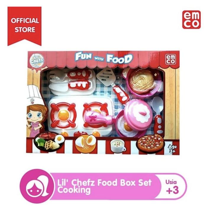 Jual Emco Lil' Chefz Food Box Set (asst.) - Burger Di Seller Sweet Shop ...