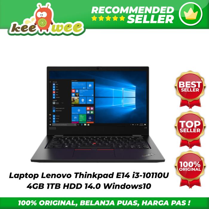 Jual Laptop Lenovo Thinkpad E14 i3-10110U 4GB 1TB HDD 14.0 Windows10 - Kota Malang - KeeWee ...