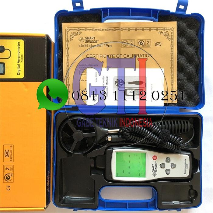 Jual Jual anemometer Smart Sensor AS836-Alat ukur kecepatan angin ...