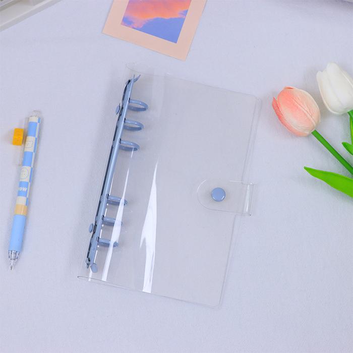 Jual A5 A6 Binder Transparan Ring Warna (TEBAL) - Biru Laut, A6 - Kota ...