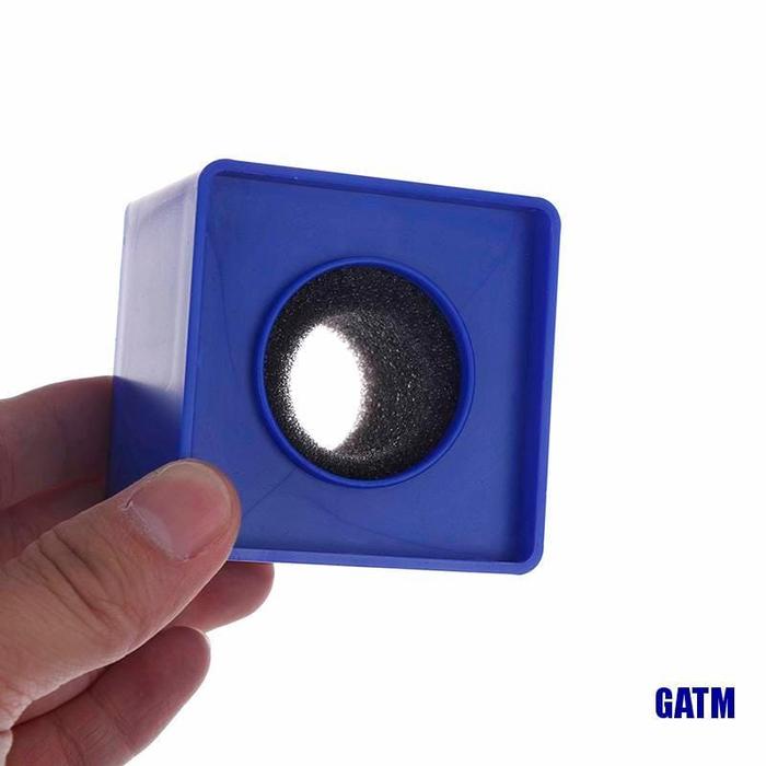 Jual Mic Holder Interview Triangle and Cube Logo flag Station ABS ...