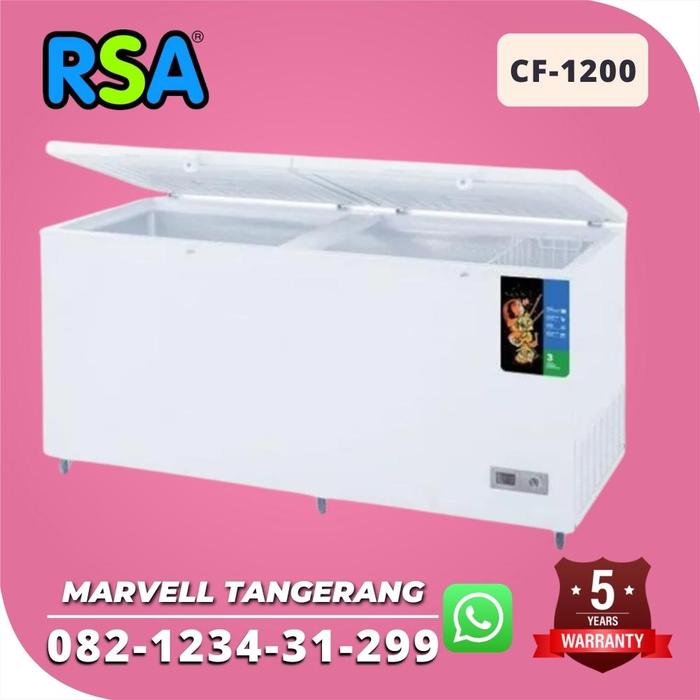 Jual CHEST FREEZER RSA CF 1200 KULKAS BOX 1000 LITER ORIGINAL - Kab. Tangerang - Marvell ...