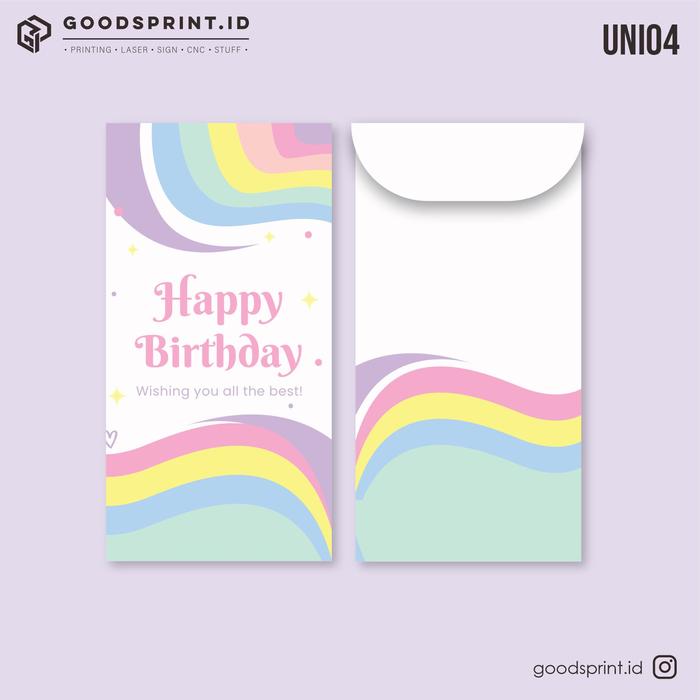 Jual Angpao Birthday Tema Unicorn Amplop Ulang Tahun Angpao Bday Anak ...