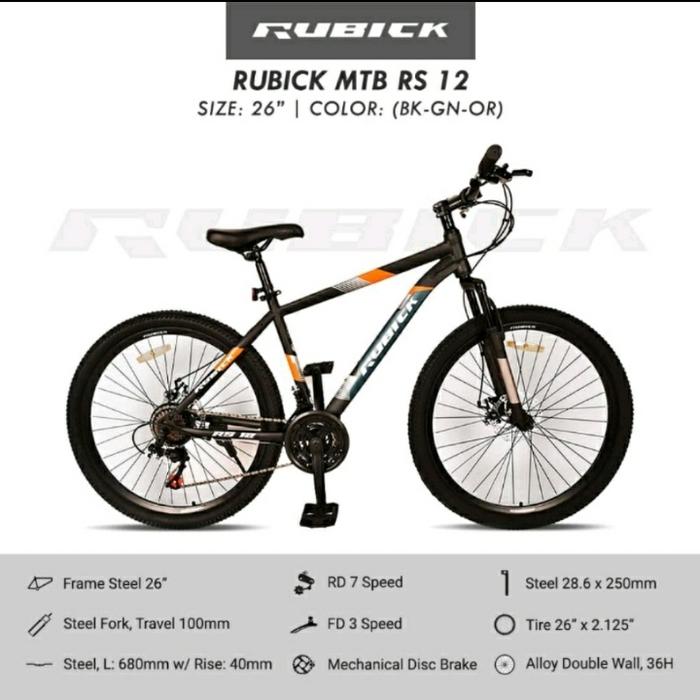 Jual Sepeda MTB 26 inch Merk Rubick RS-12 - Kota Malang - TOKO SEPEDA ...
