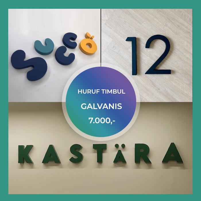 Jual HURUF TIMBUL GALVANIS CUSTOM WARNA - Jakarta Selatan - Griya ...