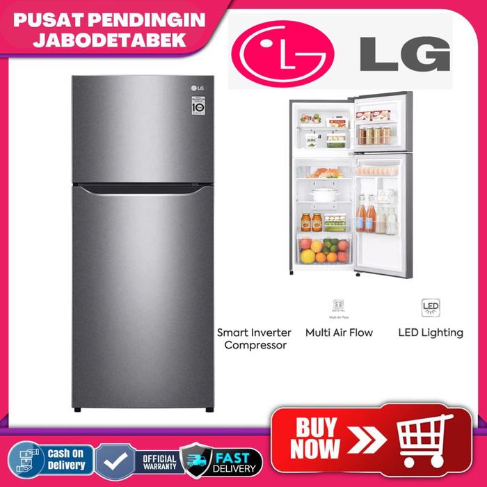 Jual LG Kulkas 2 Pintu 187L GN-B195SQMT - Dark Graphite Steel - Kota Tangerang - PUSAT PENDINGIN ...