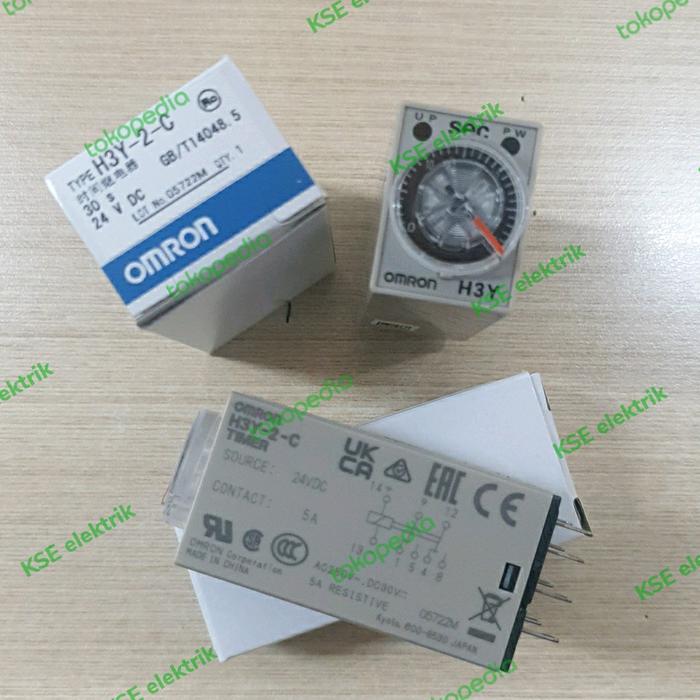 Jual Timer Omron (asli) H3Y-2-C (30S / 24Vdc) 8 kaki - Jakarta Pusat - KSE elektrik | Tokopedia