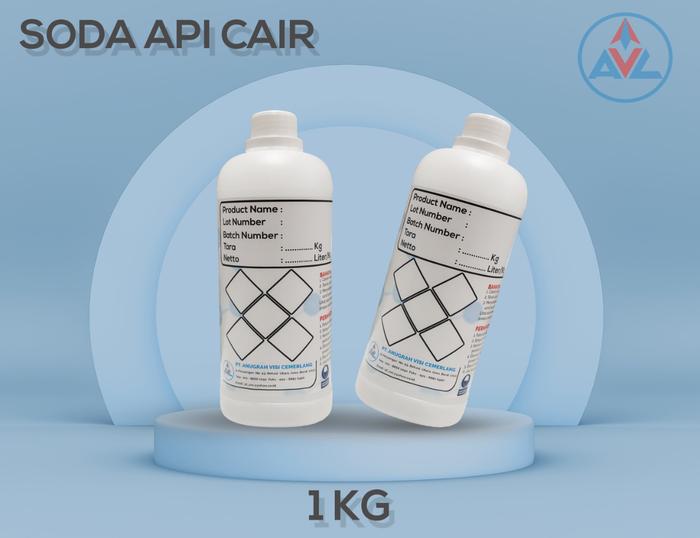 Jual NAOH / CAUSTIC SODA / SODA API CAIR - 1000 GRAM - Kota Bekasi ...
