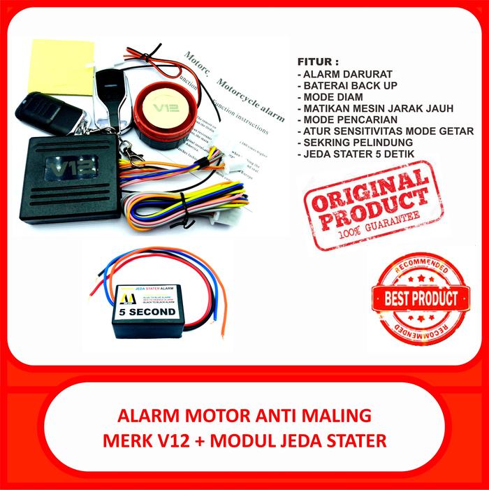 Jual Alarm Motor Vinyx V12 Modul Injeksi Jeda Stater - Kota Bandung ...