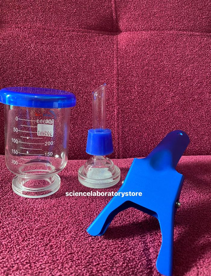 Jual Set 3 Funnel Filtering Head Rubber dan Clamp for Vacuum Filtration ...