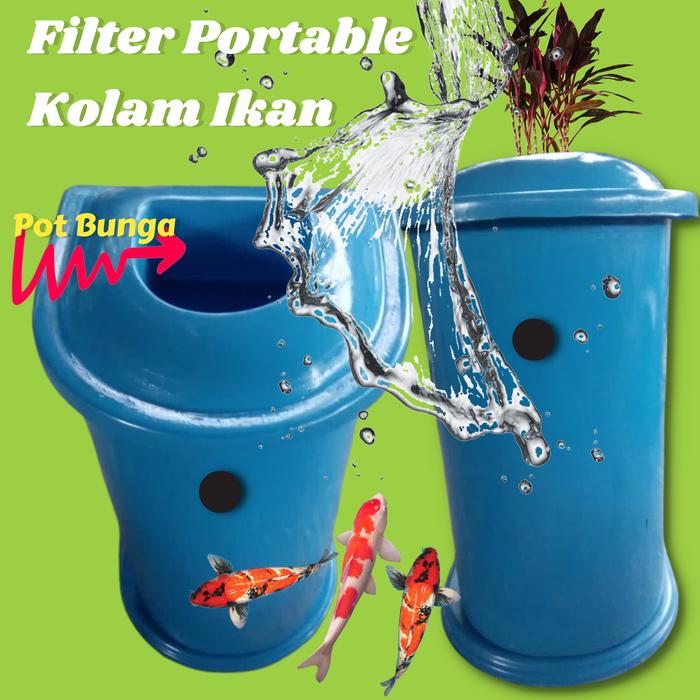 Jual Filter kolam ikan / Filter Portable Fiberglass - Hitam - Kab ...