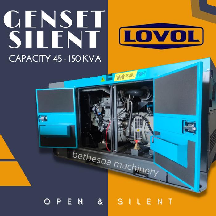 Jual Genset 100kva 135 kVA 150KVA LOVOL silent type - Kota Surabaya - Engineering Machine ...
