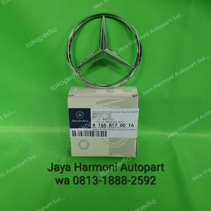 Jual LOGO BINTANG BAGASI BELAKANG MERCEDES BENZ W166 ML GL400/EMBLEM ...