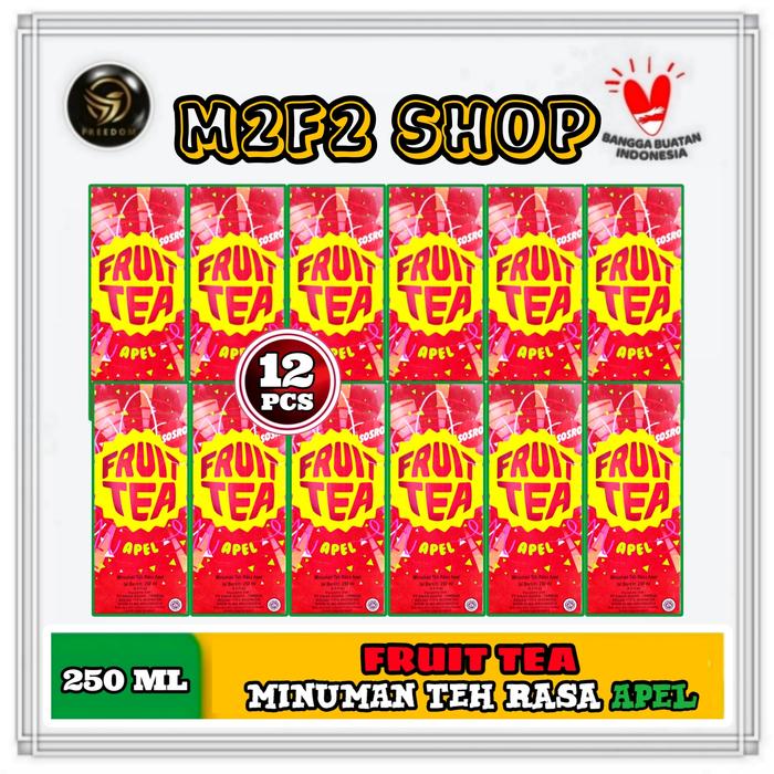 Jual Fruit Tea Teh Rasa Apel Kotak - 250 ml (Harga 12 Pcs) - Jakarta ...