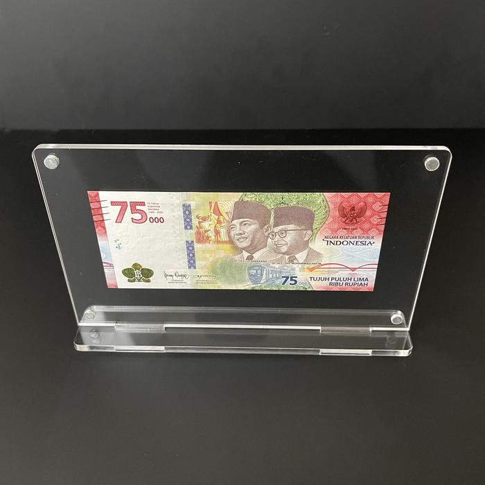 Jual Frame uang kertas Acrylic Akrilik / Display uang kertas Akrilik ...