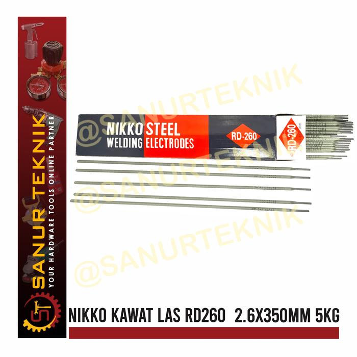 Jual NIKKO STEEL Kawat Las RD 260 RD260 2.6mm 2.6 mm (5 KG) - Kota Surabaya - Sanur Teknik ...