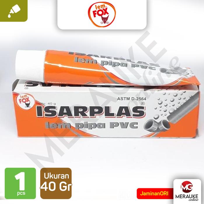Jual Lem Fox Isarplas Tube 40g Lem Pipa PVC - Kota Bandung - Merauke ...