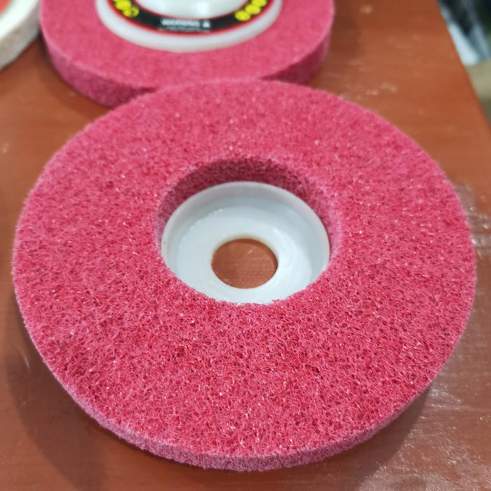 Jual mata gerinda wol poles 4" mata gurinda woll mata poles wool ...