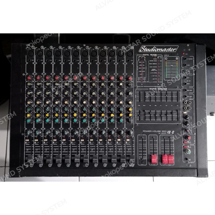 Jual Studiomaster Power House 300 12x2 Power Mixer Original Impor Bekas - Kota Cimahi - ALVAR ...