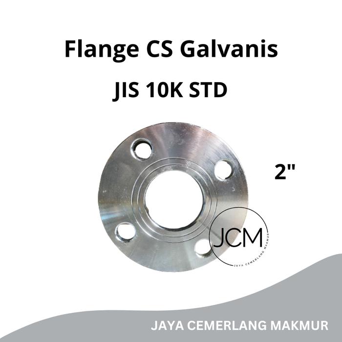 Jual Flange Carbon Steel Galvanis JIS 10K STD 2"Inch / Flange Besi ...